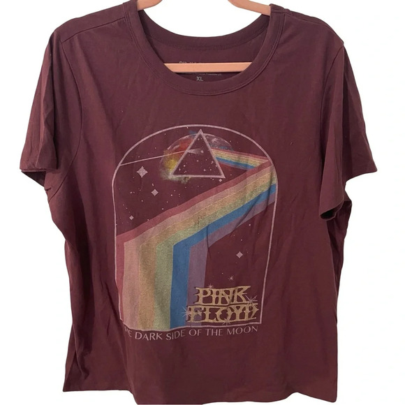 Pink Floyd | Tops | Pink Floyd Graphic Tshirt The Dark Side Of The Moon ...